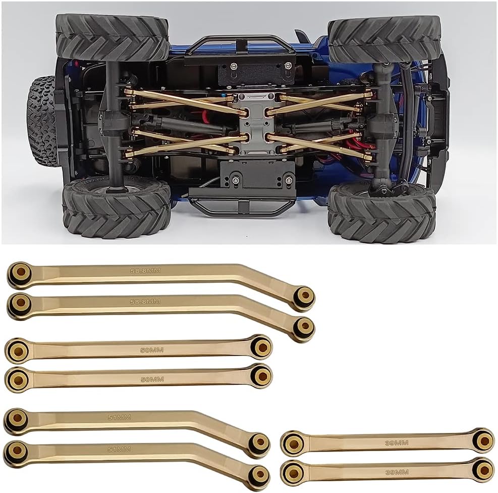 Amazon.com: RCLIONS Higher Extra Clearance RC Links Linkage Set for 1 ...