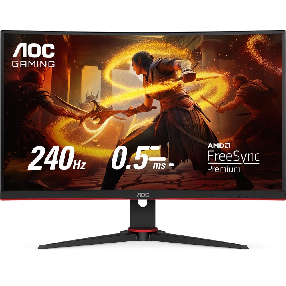 Monitor Gamer AOC LEGEND 27 240Hz 0,5ms, Preta/Vermelho, MEDIO, C27G2ZE ...