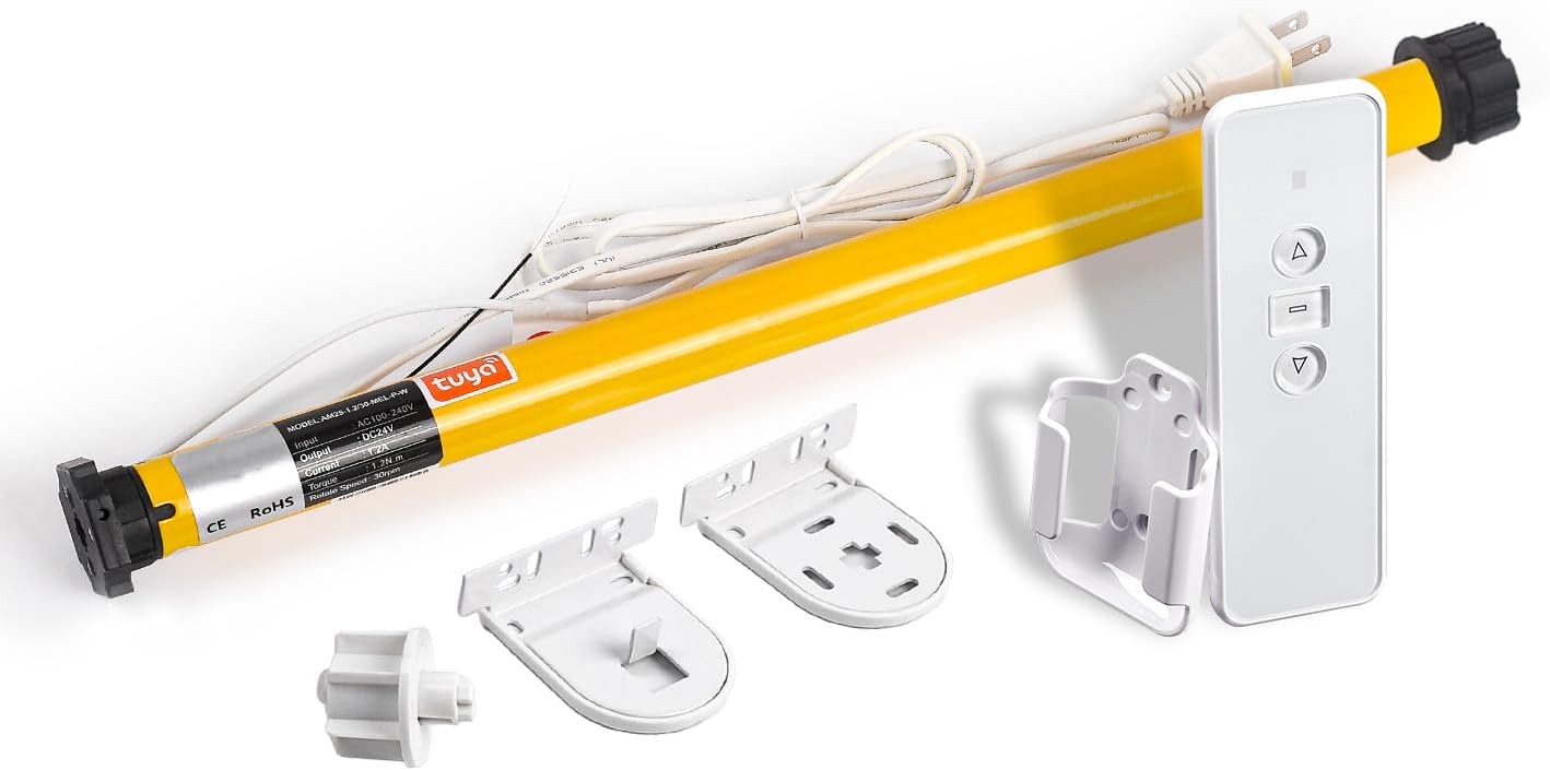 Amazon.com: WiFi Smart Blinds Motor, 110V/120V Wired Smart Roller ...