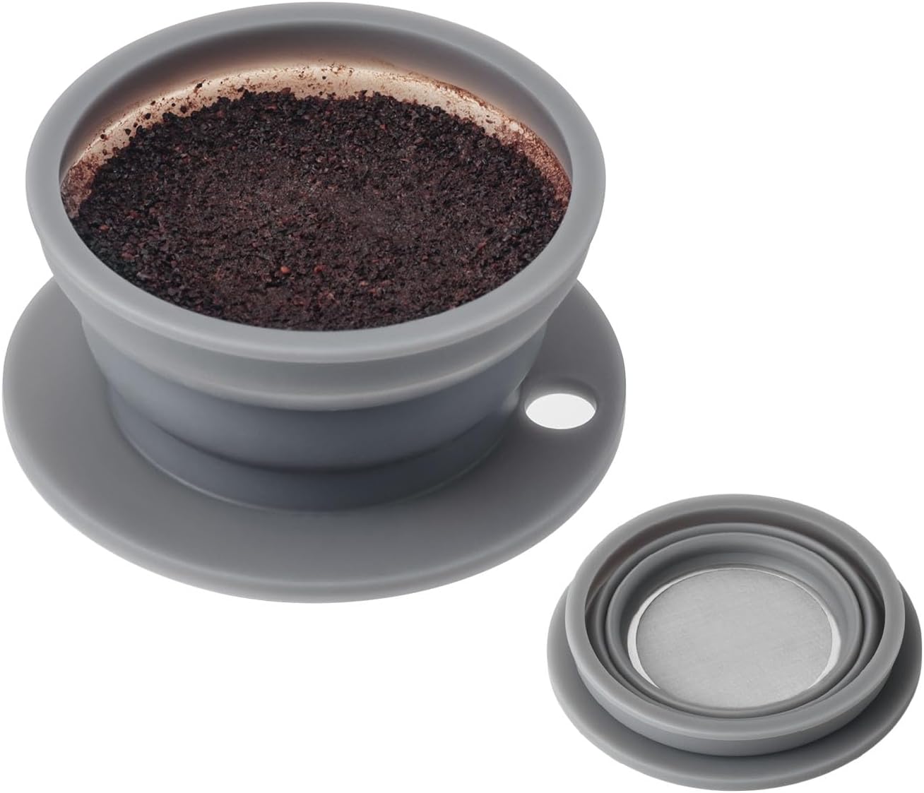 Collapsible Pour Over Coffee Dripper Portable Paperless Food Grade ...