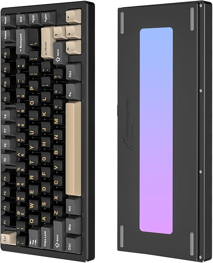 Amazon.com: ATTACK SHARK X75 Aluminum CNC Wireless Mechanical Gaming ...