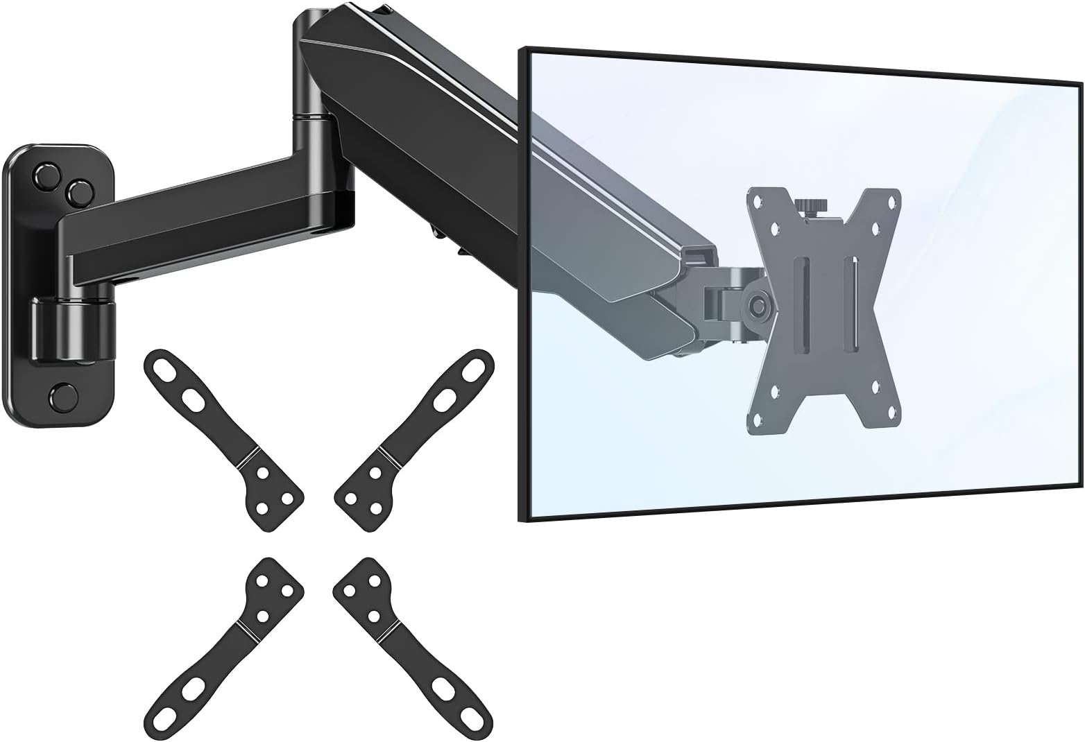 Amazon.com: MOUNTUP Monitor Wall Mount for 17-35 Inch Computer Screen ...