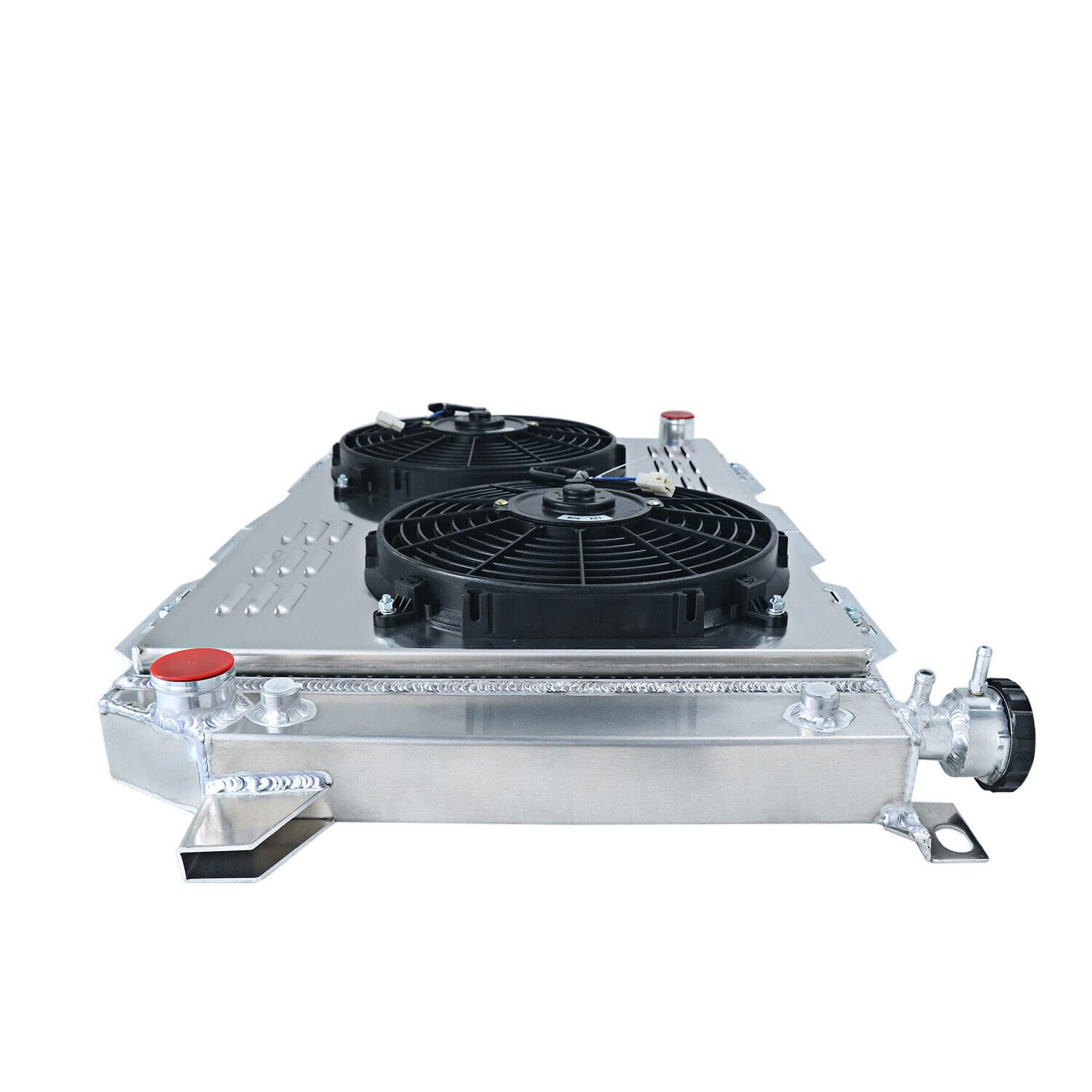Ford Bronco Radiator 3-Row Aluminum Radiator For 1985-1997 Ford F150 ...