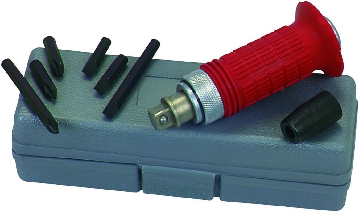 1/2 inch Impact Screwdriver Set with Case and Phillips and slotted bits ...