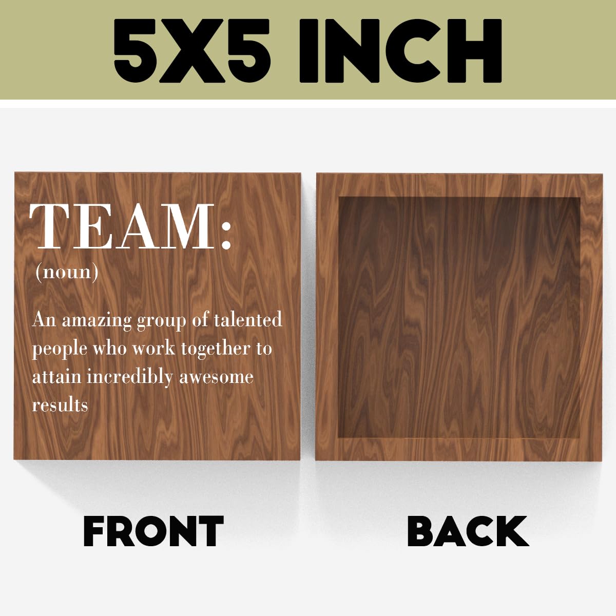 Snapklik.com : Inspirational Team Noun Office Decor Desk Decor Wooden ...