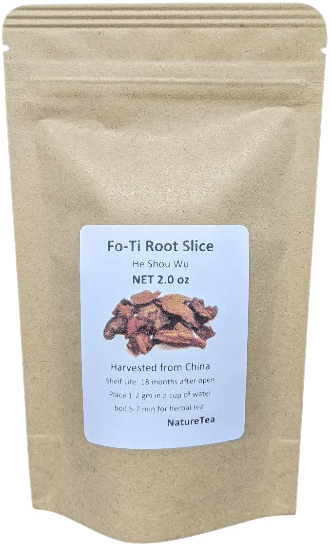 Amazon.com: Fo-Ti Root Slice, He Shou Wu 何首乌(하수오) - Polygonum ...
