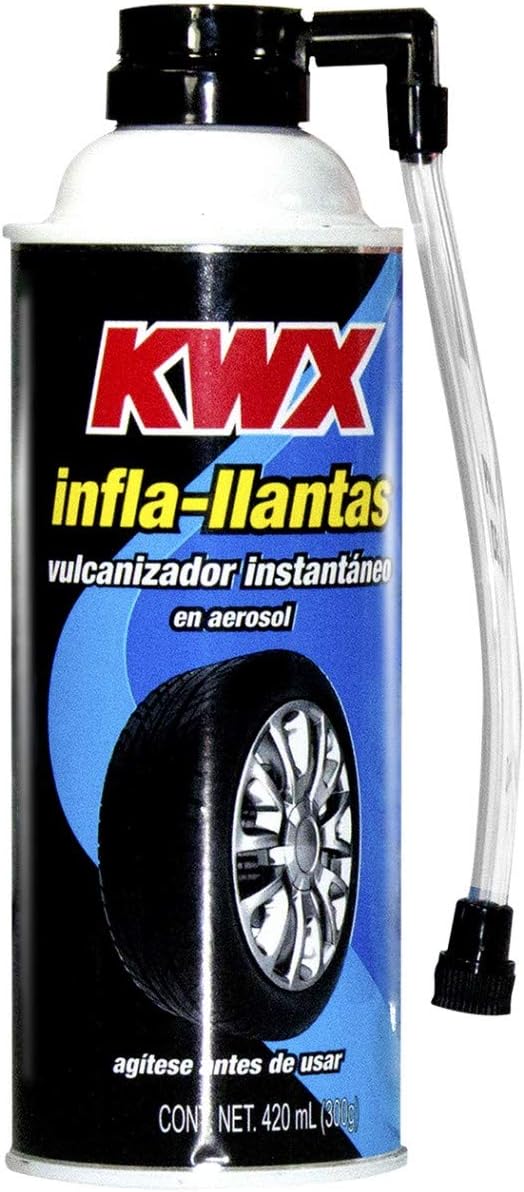 KWX Infla-Llantas Vulcanizador Instantáneo 300 gr : Amazon.com.mx ...