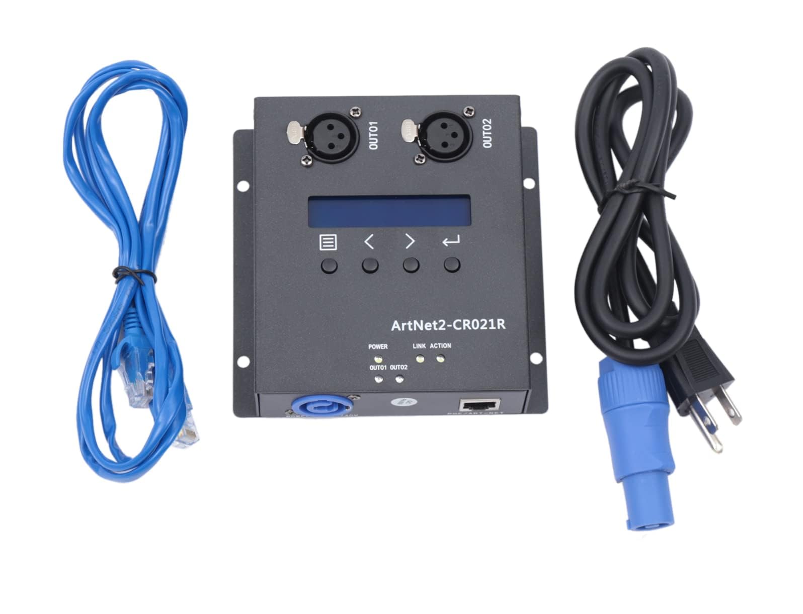 Amazon.com: DMX 512 Ethernet Lighting Controller Interface Artnet DMX ...