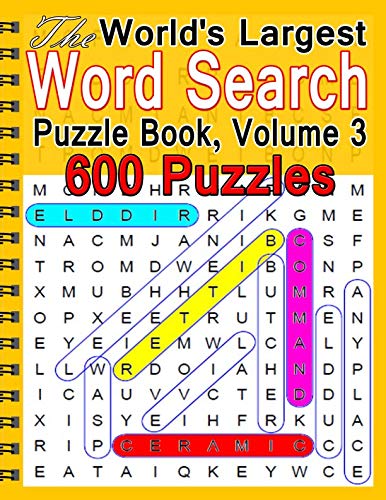 The world's largest word search puzzle book, Volume 3.: 600 Puzzles: kong, kong, kong, kong ...