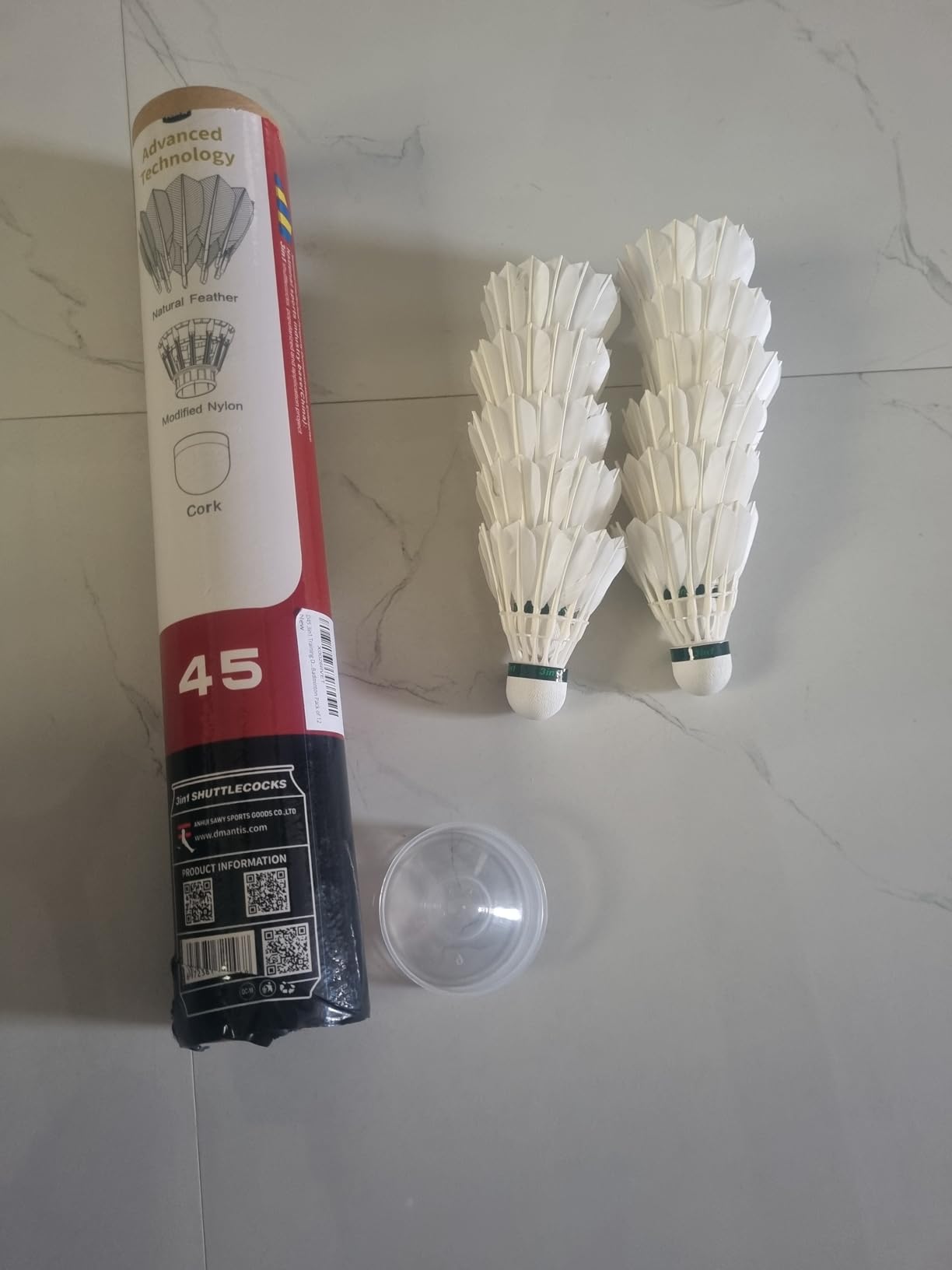 Buy D45 3in1 Training Durable Hybrid Feather Shuttlecock Badminton Pack ...