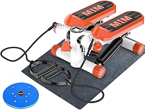 2-in-1 Twist Stepper with Power Cord, Swing Stepper and Side Stepper ...