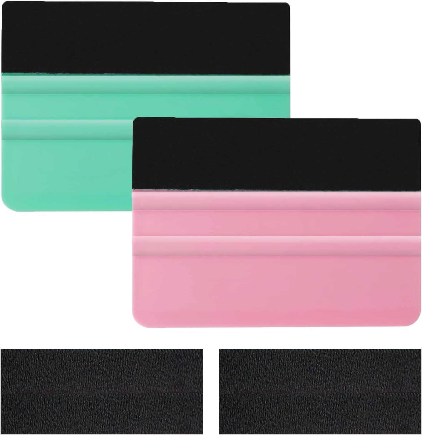 LIAMGUS 2 pcs vinyl squeegee, vinyl wrap tools, 4 Inch Felt Squeegee ...