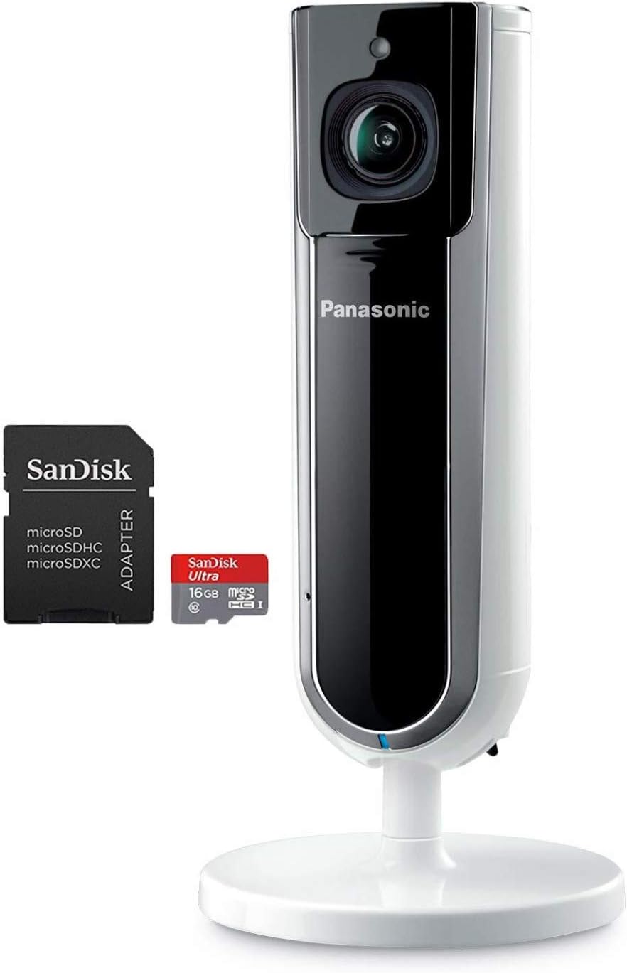Amazon.com: Panasonic KX-HN1003W Homehawk Indoor Smart Home Security ...