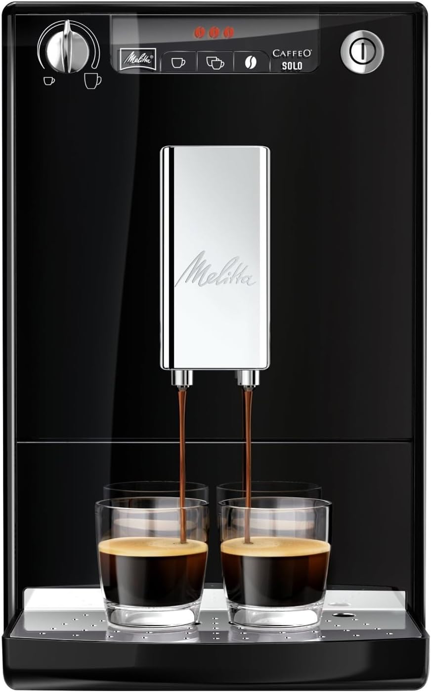 Melitta Bean to Cup Coffee Machine with Pre-Brew Function, SOLO Model ...