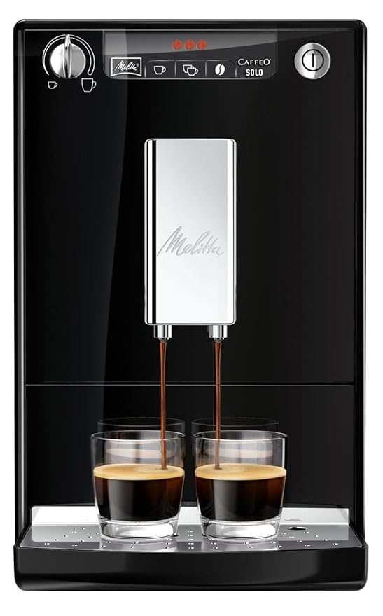 Buy Melitta Solo Black, Bean Coffee Machine with Grinder and Aroma ...