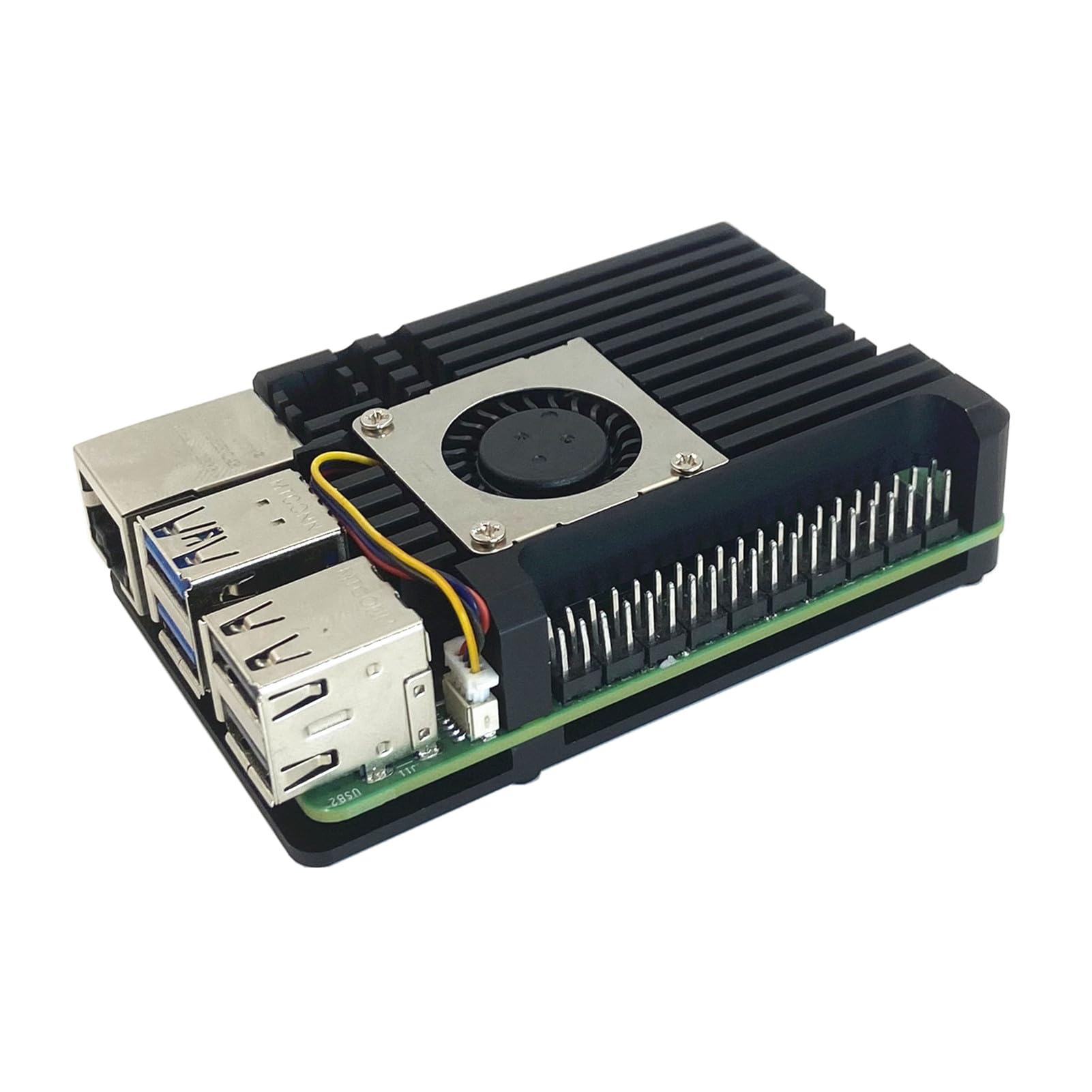 Snapklik.com : Raspberry Pi 5 Aluminum Alloy Armor Case,Pi 5 Heatsink ...