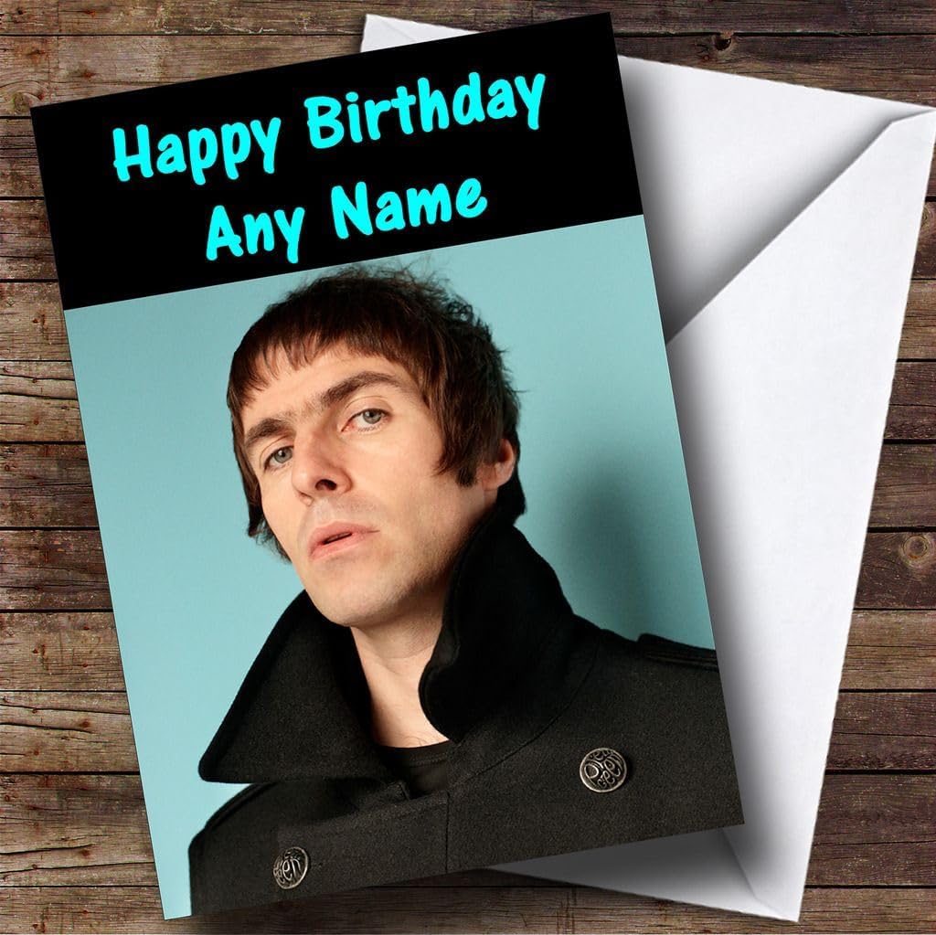 Funny Oasis Singing Wonderwall Birthday Card - Gallagher Celebrity ...