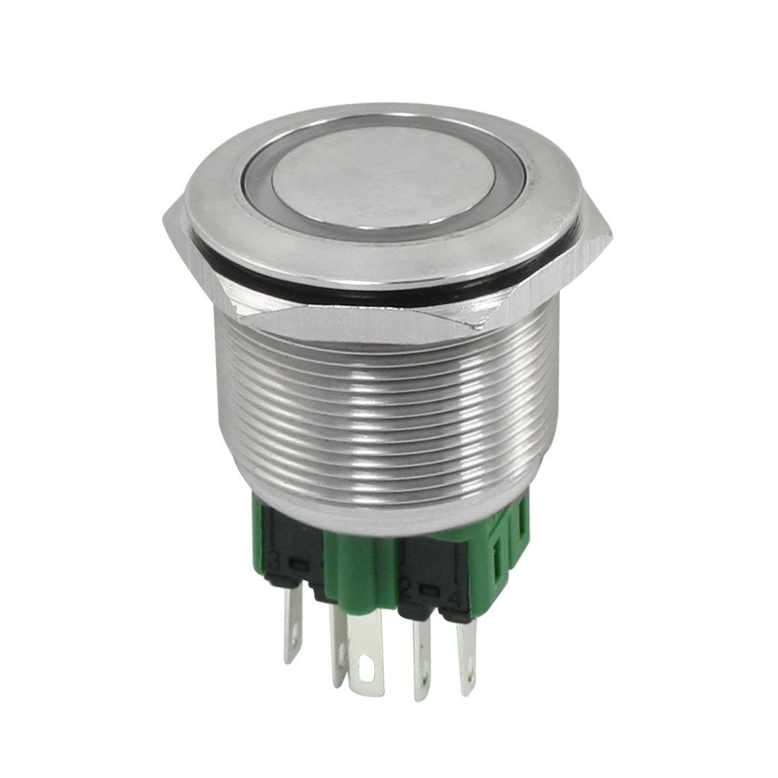 Dc 24v Blue Angel Eye Latching Stainless Steel Push Button | Desertcart ...