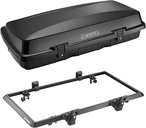 Amazon.co.jp: カーメイト INNO ルーフボックス 310L 【 取付ベースセット 】 ギアボックス & クイックベース (BRL310MBK INQ60) セット : 車＆バイク