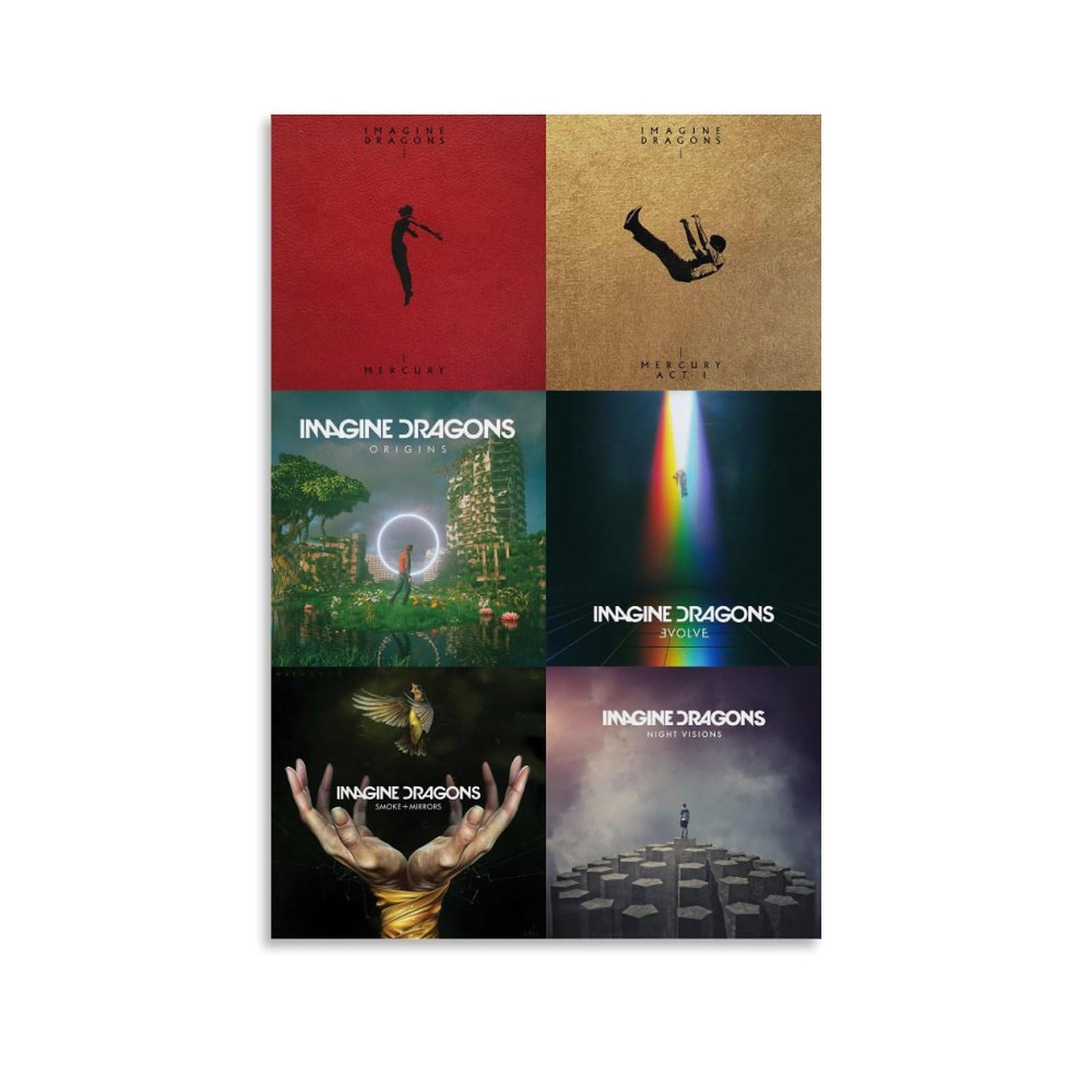 Imagine Dragons Band Poster