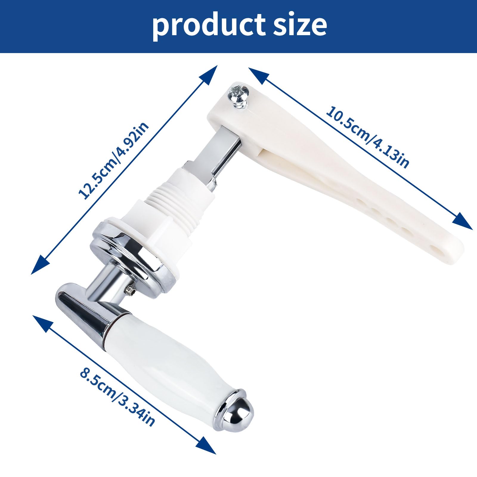Toilet Flush Handle Replacement Universal Fit Toilet Cistern Handle ...