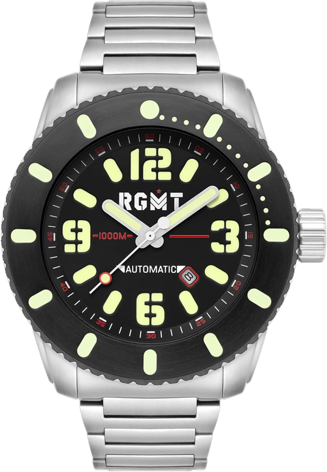 RGMT All-Brite RG-8053-11 Men's Automatic Watch with Stainless Steel ...