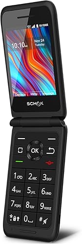 Amazon.com: Boost Mobile Prepaid 4G LTE Schok Flip Phone (8GB) - Black ...