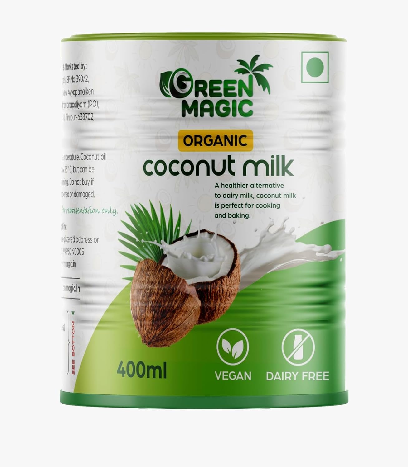 Green Magic Coconut Milk|100% Natural|Organic|Cooking|Nutritional ...
