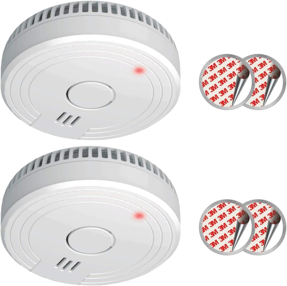 ELRO FS1805 | 2-Piece Smoke Alarm Set | Magnetic Mounting Kit | 5-Year ...