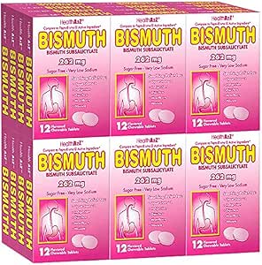 Amazon.com: HealthA2Z® Bismuth | Bismuth Subsalicylate 262mg | Multi ...