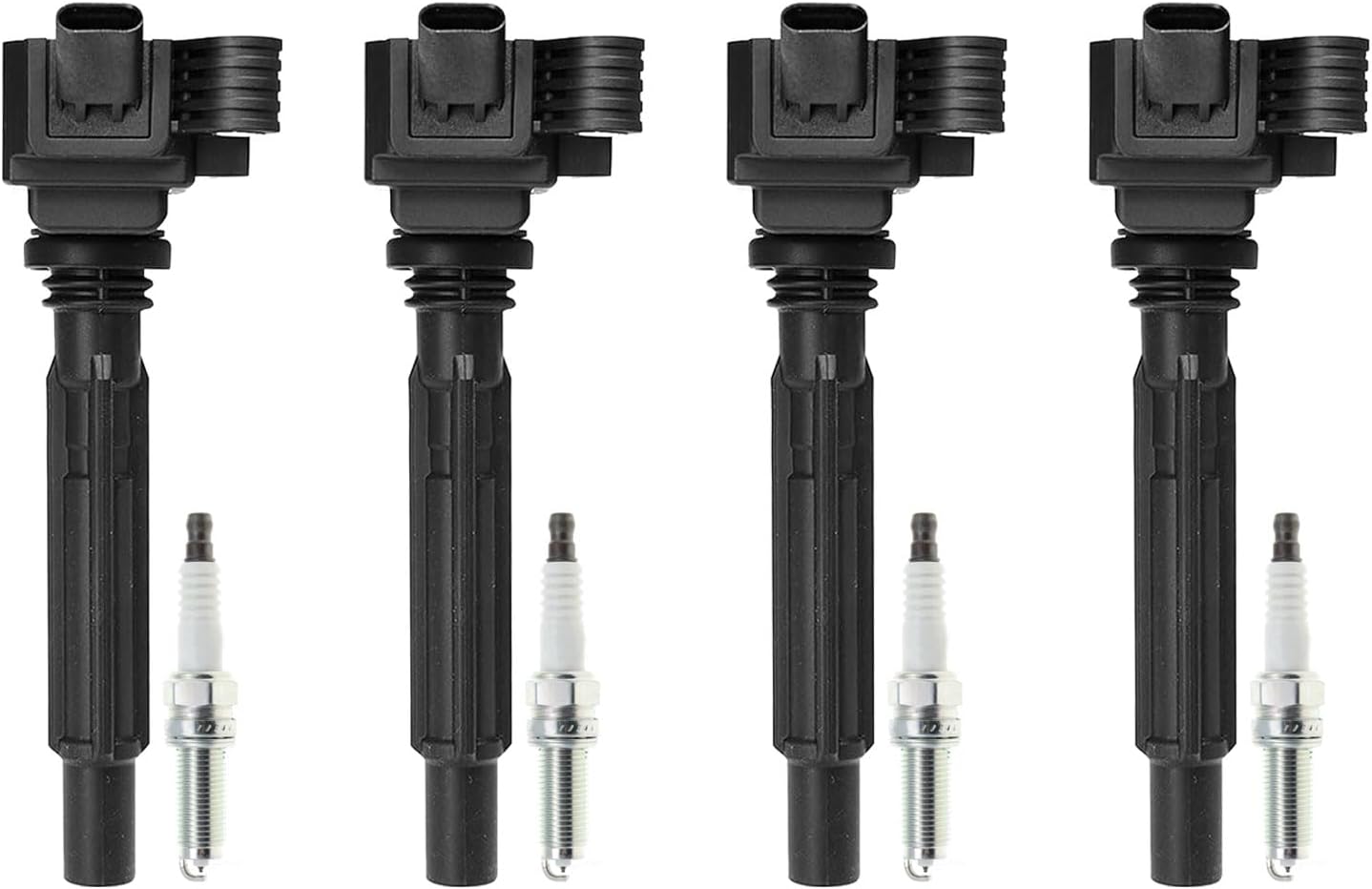 Amazon.com: ENA Set of 4 Ignition Coil Pack with 4 Iridium Spark Plug ...