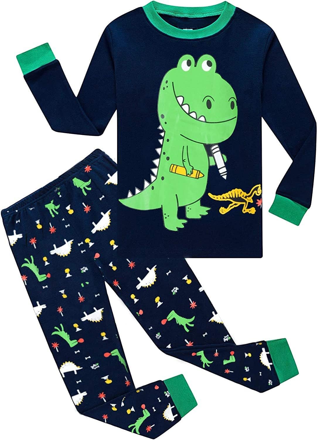 EULLA Ensemble de Pyjamas pour Petits Garçons Vêtements de Nuit en ...
