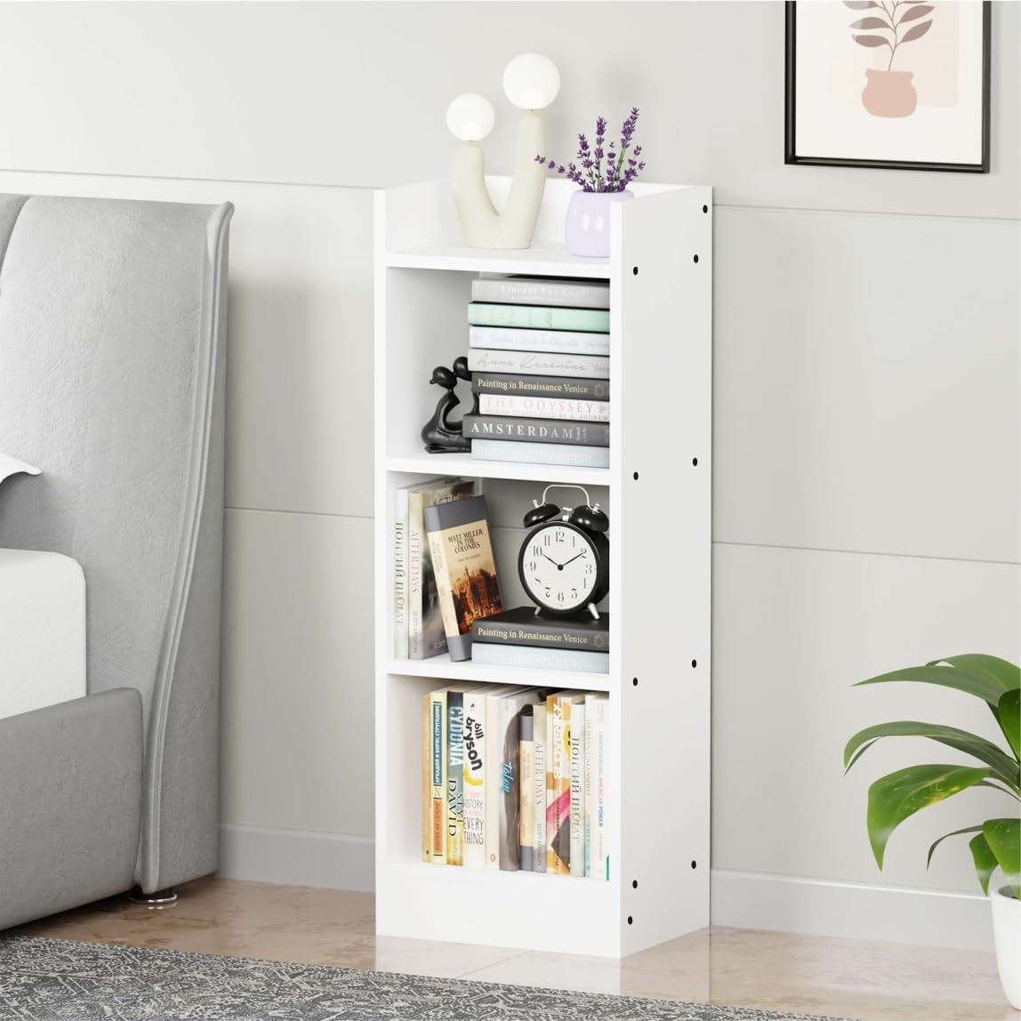 ABOUT SPACE Book Shelf for Home - 3 Tier Cube Book Shelves Engineered ...