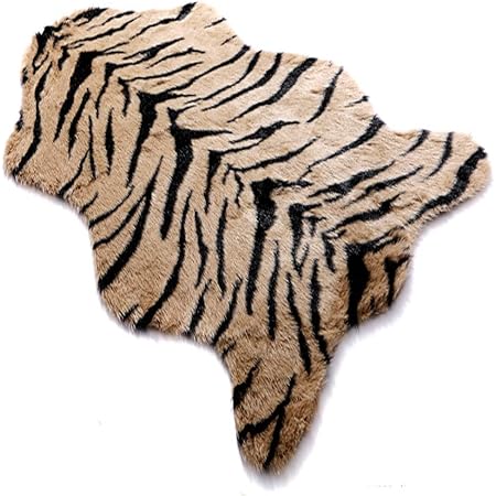 Amazon.com: Seek4comfortable Tiger Print Rug, 23.6x43.5 in Animal ...