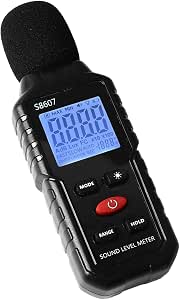 Amazon.com: 30-130dB Digital Sound Level Meter, with Capacitive ...