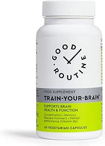Train-Your-Brain® (60 Vegetarian Capsules) - Support Memory, Cognitive ...