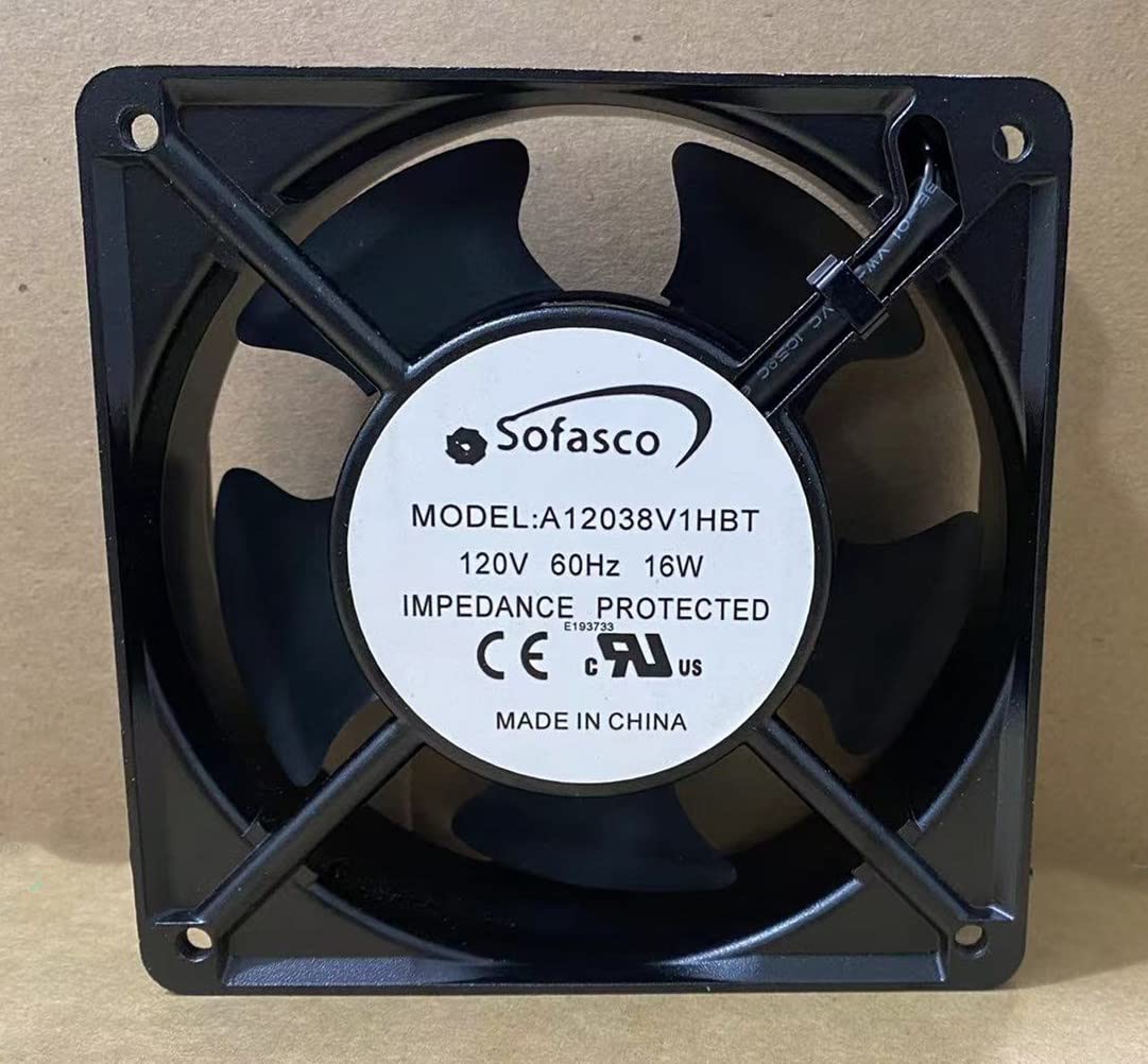 Amazon.com: for A12038V1HBT Fan 120V 16W 120×120×38mm AC Cooling Fan ...