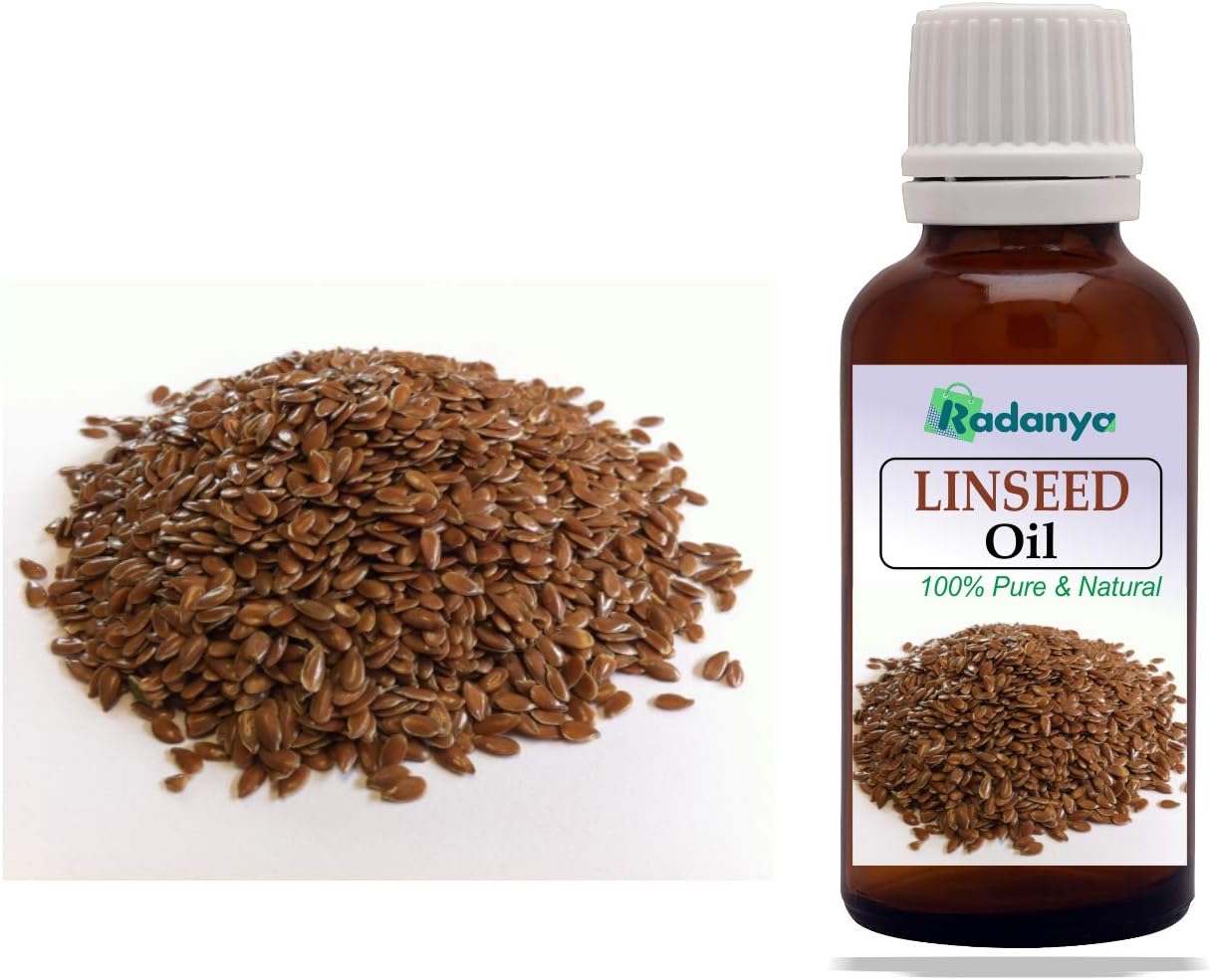 Amazon.com: RADANYA Linseed Oil Essential Oils 100% Pure Natural ...