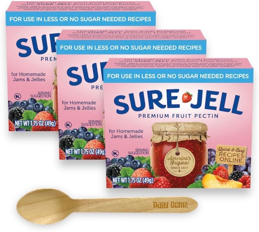 Amazon.com : Sure Jell Low Sugar Pectin for Canning - Pack of 3, Sure ...