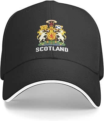 Baseball Cap for Men Women Coat of Arms of Scotland Flag Scottish ...