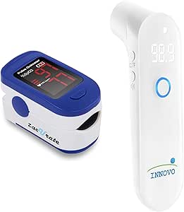 Amazon.com: Zacurate 500BL Fingertip Pulse Oximeter and iF100B ...