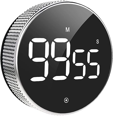 Scizor Digital Kitchen Timers, Visual timers Large LED Display Magnetic ...