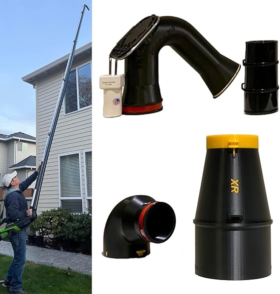 Amazon.com : ArloCatcher 30-Foot Gutter Cleaning Kit for DeWalt Leaf ...