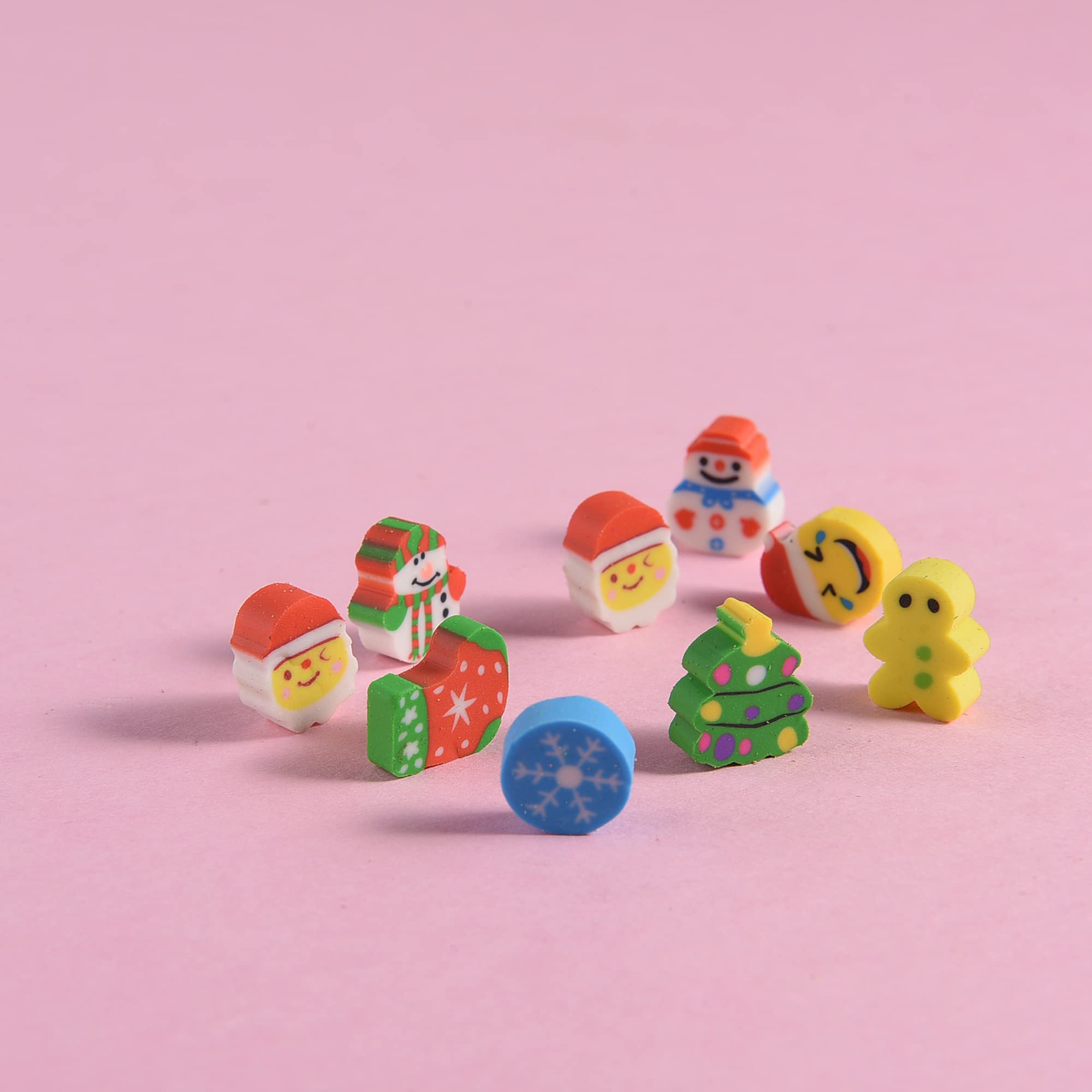 Snapklik.com : 330 Pcs Mini Christmas Erasers For Kids Bulk, Christmas ...