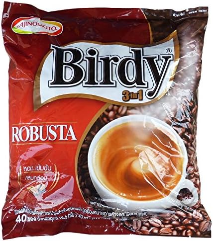 Amazon.com : Birdy Robusta 3 in 1 Instant Coffee 40 Sticks_AB : Grocery ...