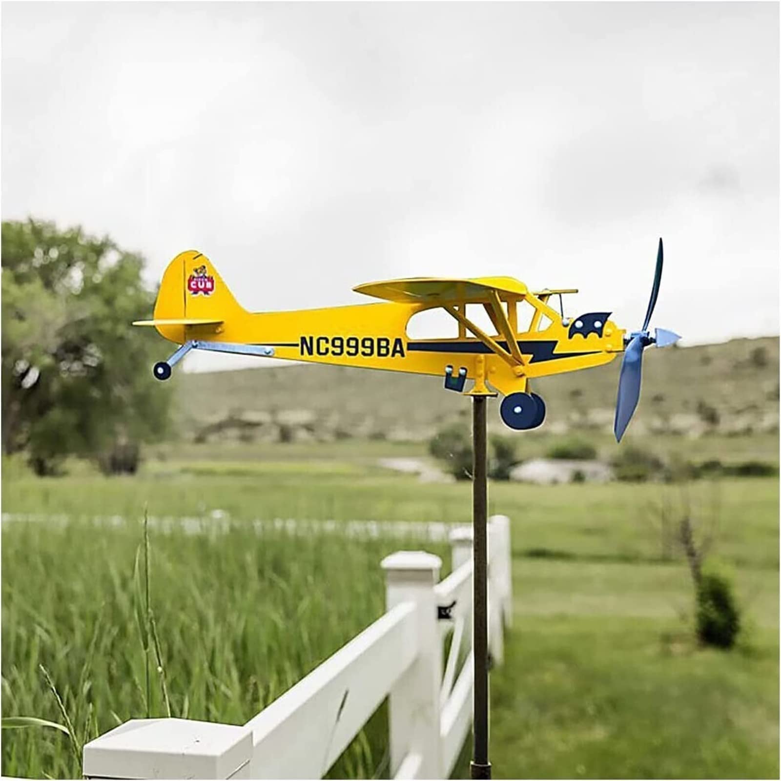 Piper J3 Cub Airplane Weathervane,Handmade Airplane Float Plane ...