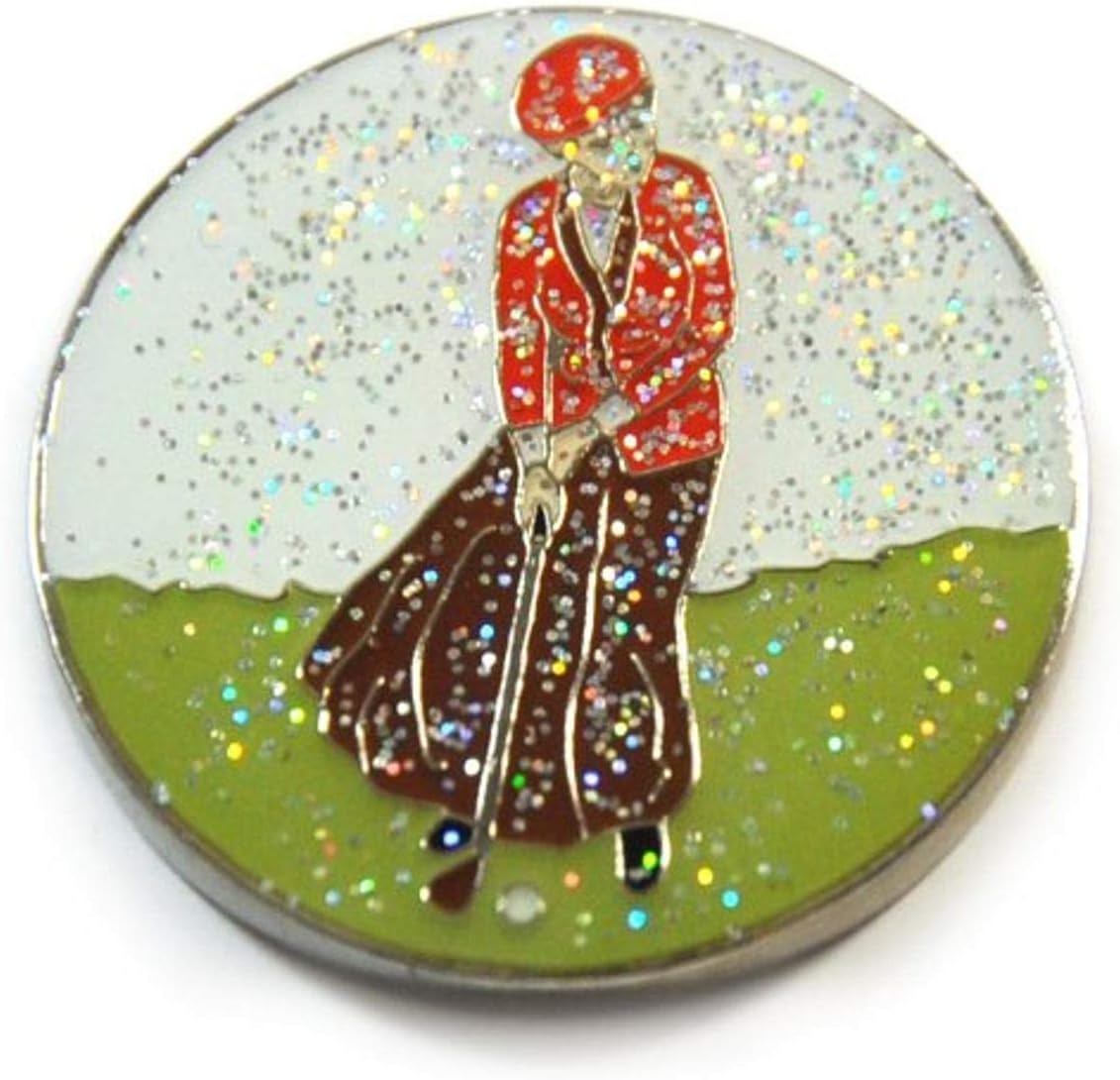 Navika Classic Lady Glitzy Ball Marker with Hat Clip, Ball Markers ...