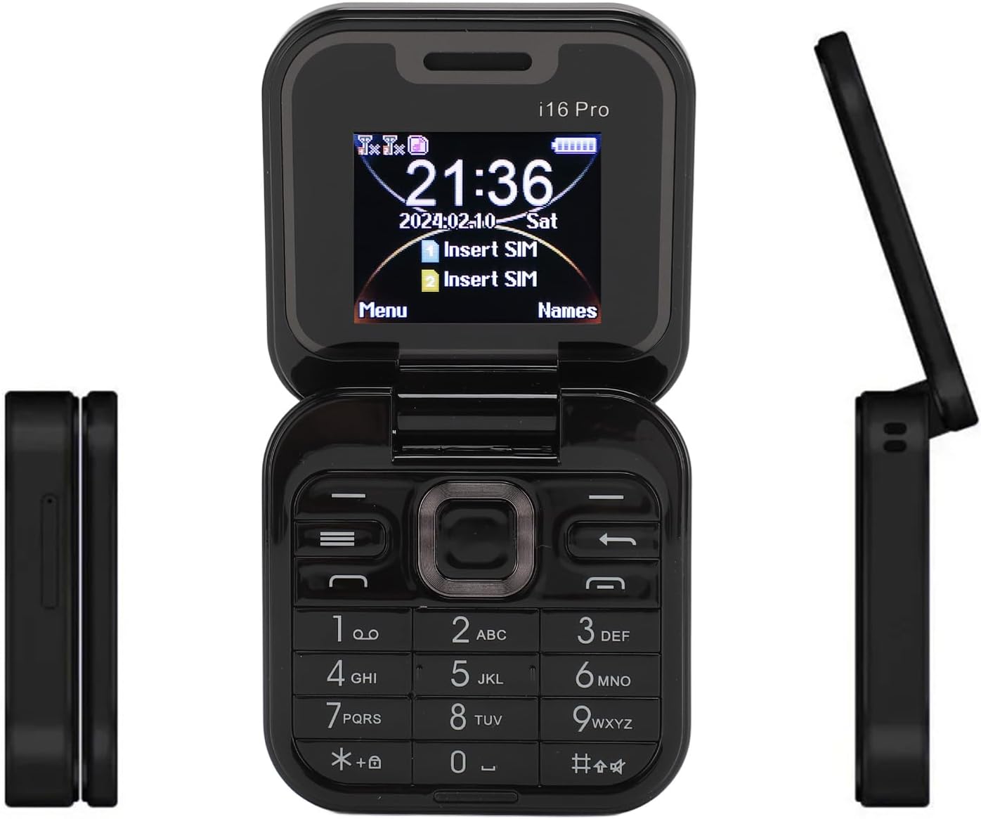 SOYES I16pro 2G Unlocked Clamshell Phone Dual SIM Big Button Cell Phone ...