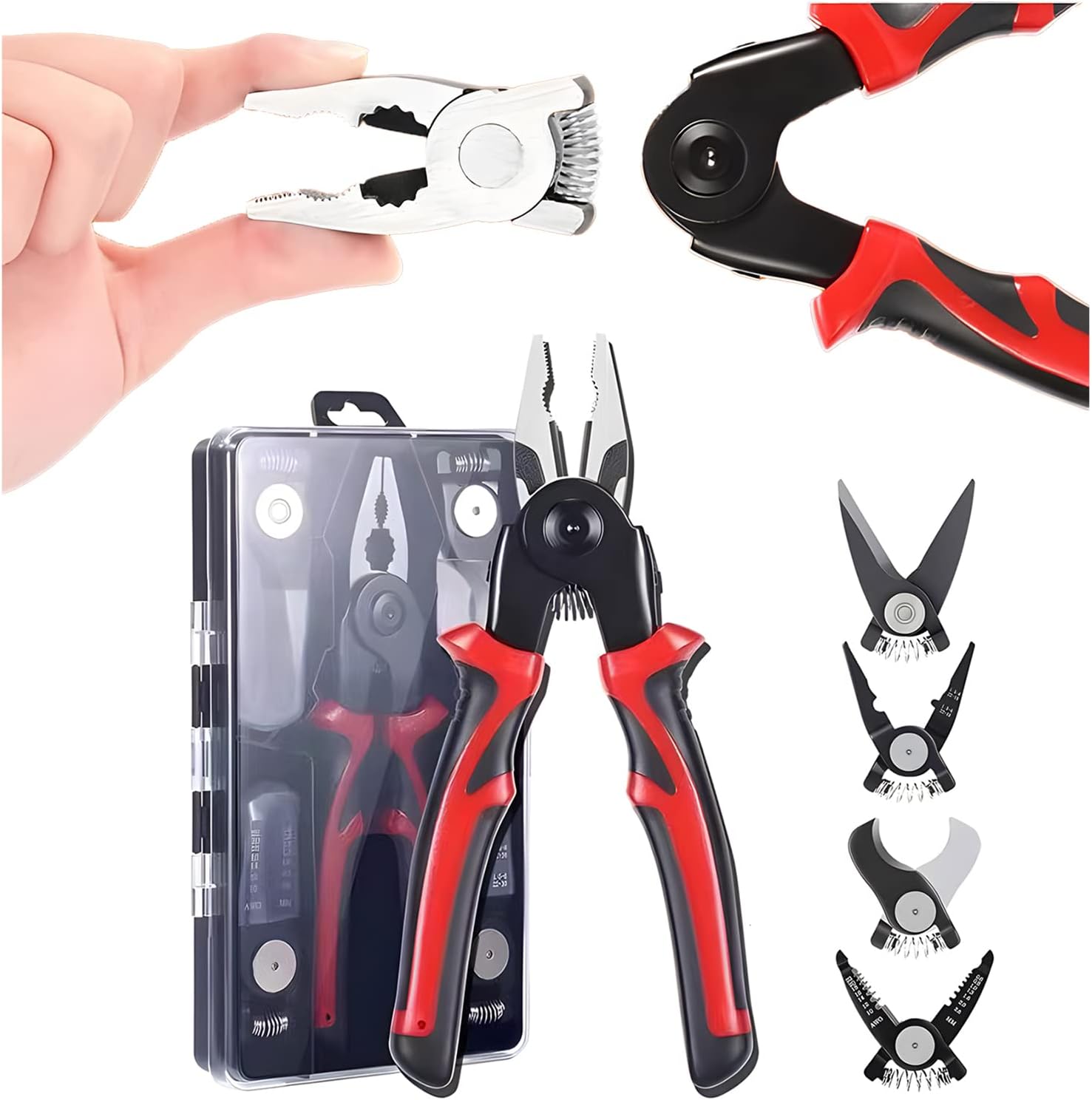 5 in 1 All Purpose Versatile Heavy Duty Tool Kit, Multifunctional ...