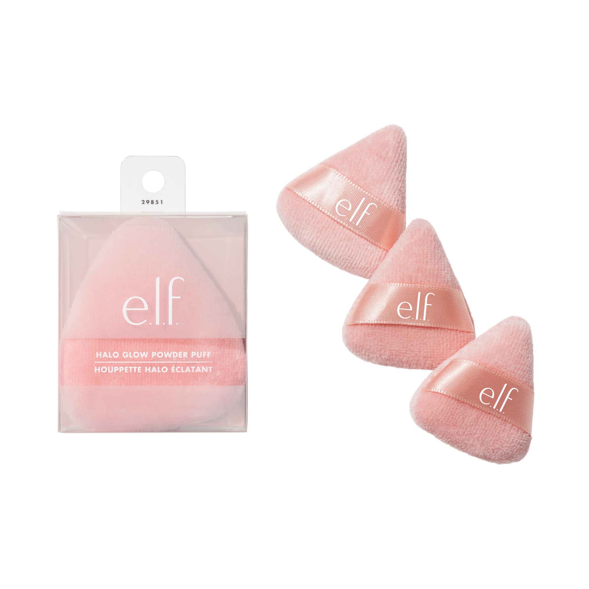 Amazon.com: e.l.f. Halo Glow Powder Puff Set, Includes Full-Sized ...